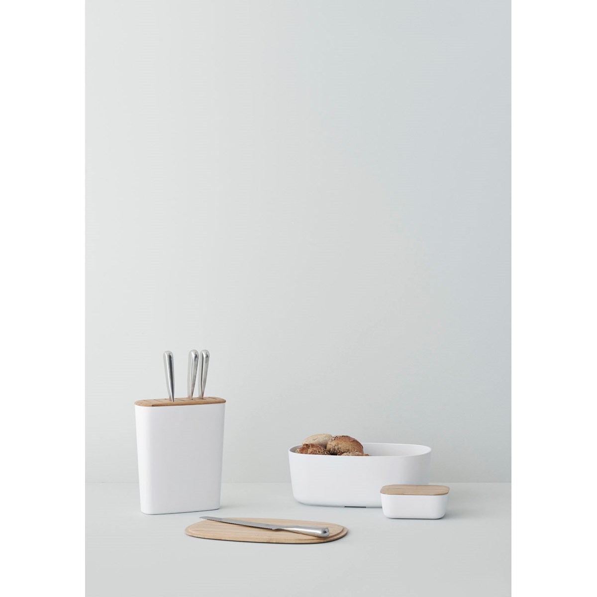 RIG-TIG, Block-It Knivblock Vit - Kitch'n